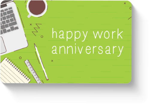 Work Anniversary Gift Cards - Giftogram